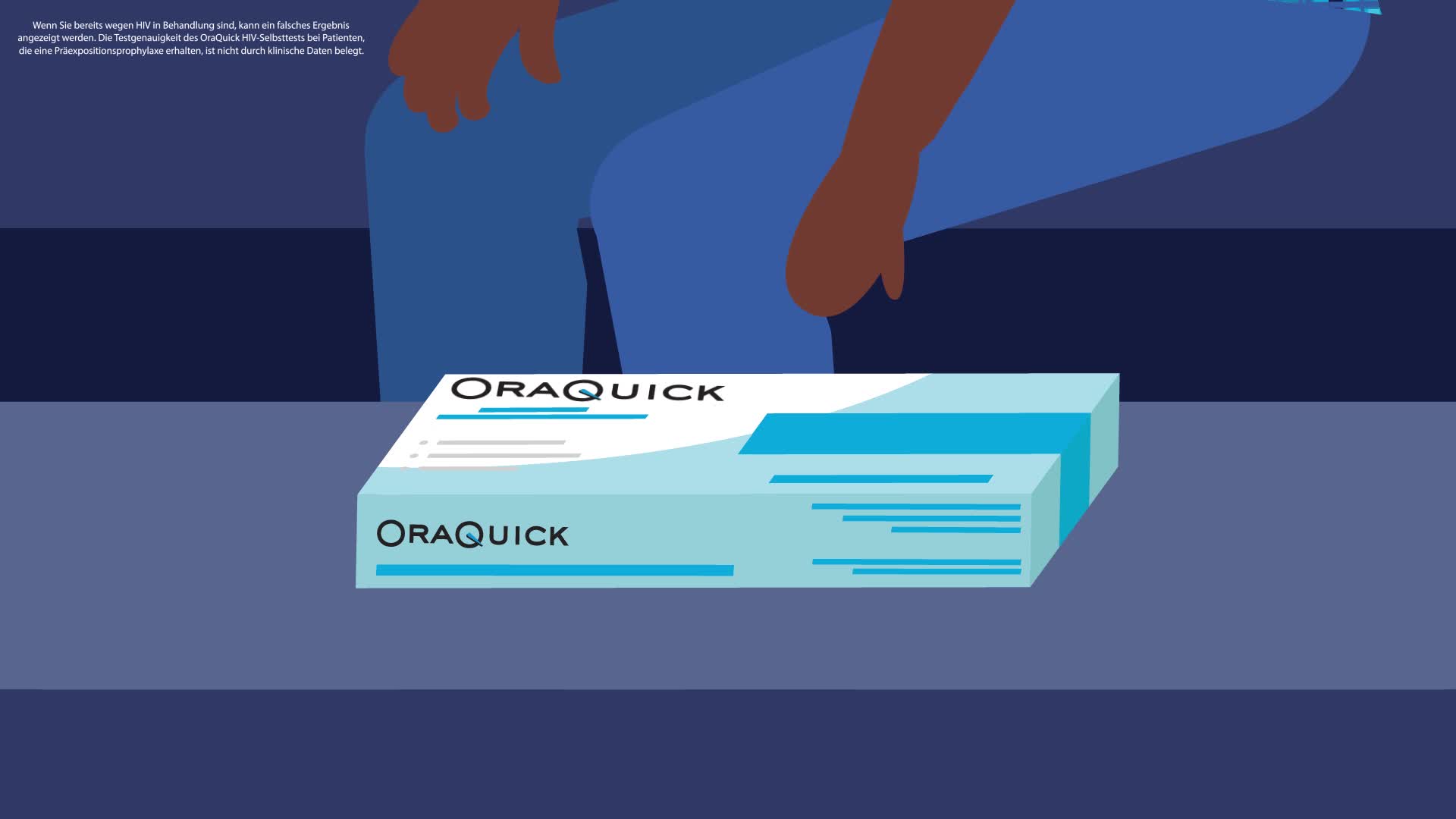 Anwendung des OraQuick HIV-Selbsttests - DocCheck