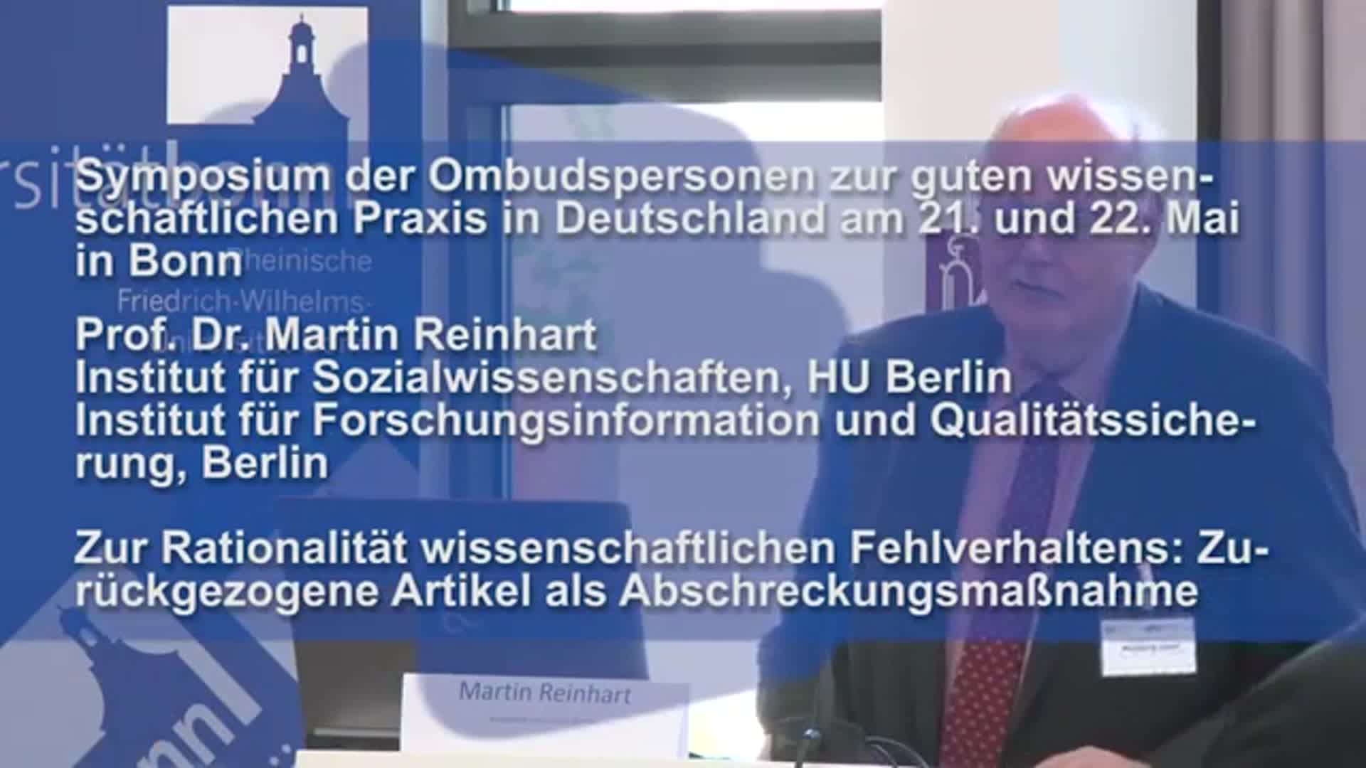 Gute wissenschaftliche Praxis: Zurückgezogene Artikel als Abschreckung ... Gute wissenschaftliche Praxis: Zurückgezogene Artikel als Abschreckung ...